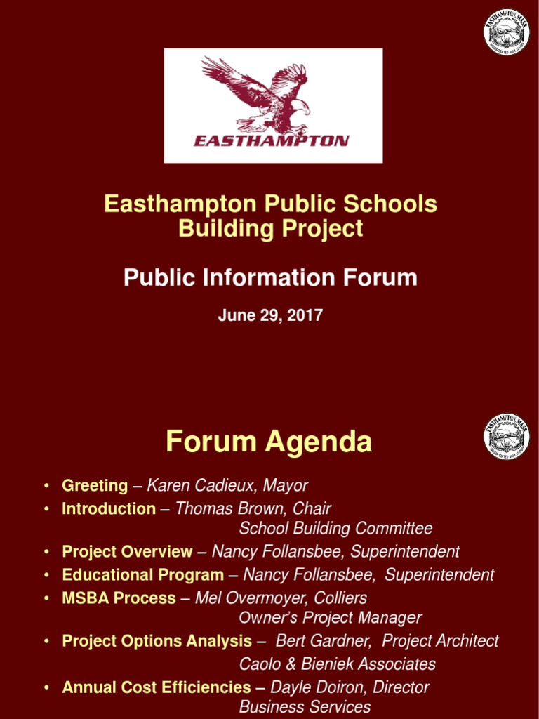 Easthampton Public Schools Building Project | PDF | Physical Education ...