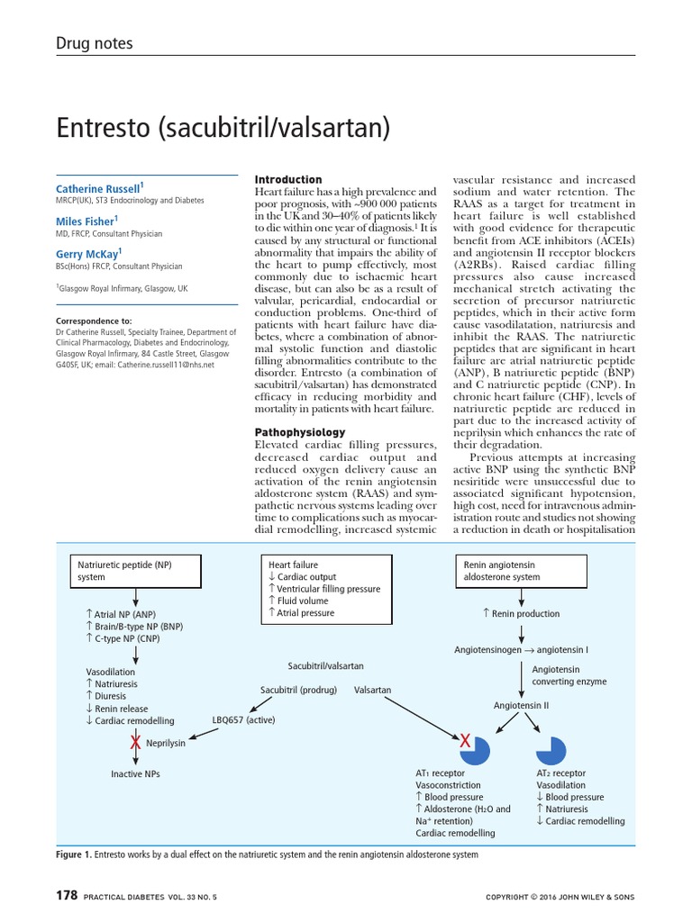 Entresto in Insuficienta Cardiaca | PDF | Heart Failure | Angiotensin