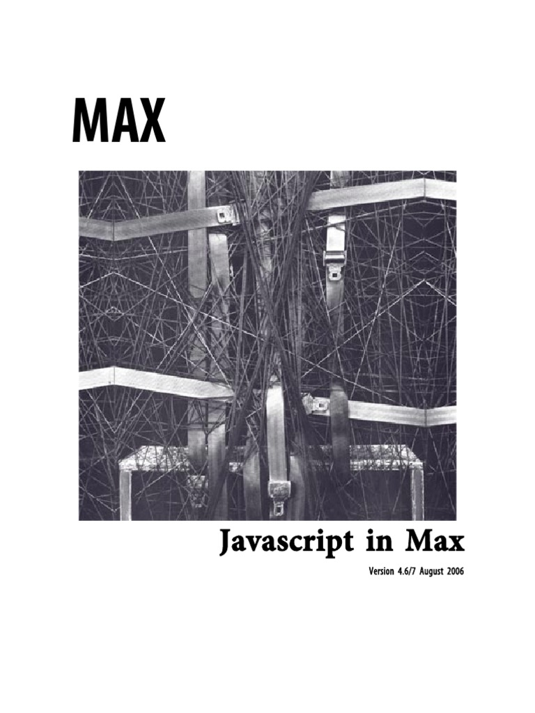 Javascript En Max Msp Download Free Pdf Java Script Parameter Computer Programming