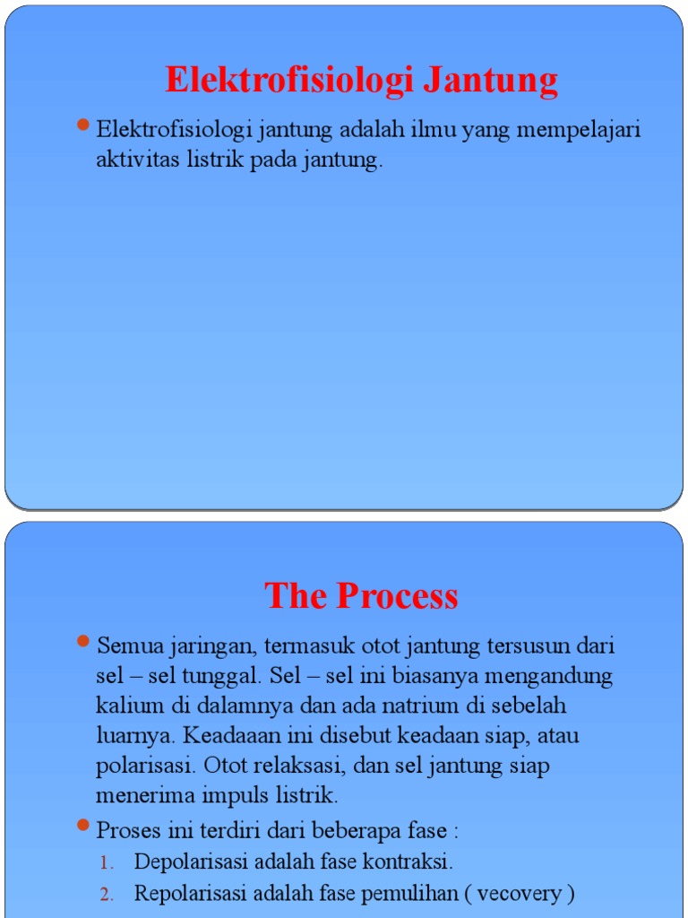 Elektrofisiologi Jantung | PDF