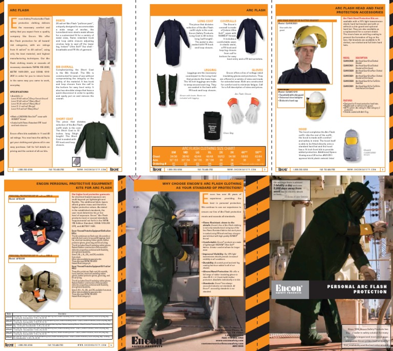 Arc Flash Clothing Full Line | PDF | Personal Protective Equipment | Glove