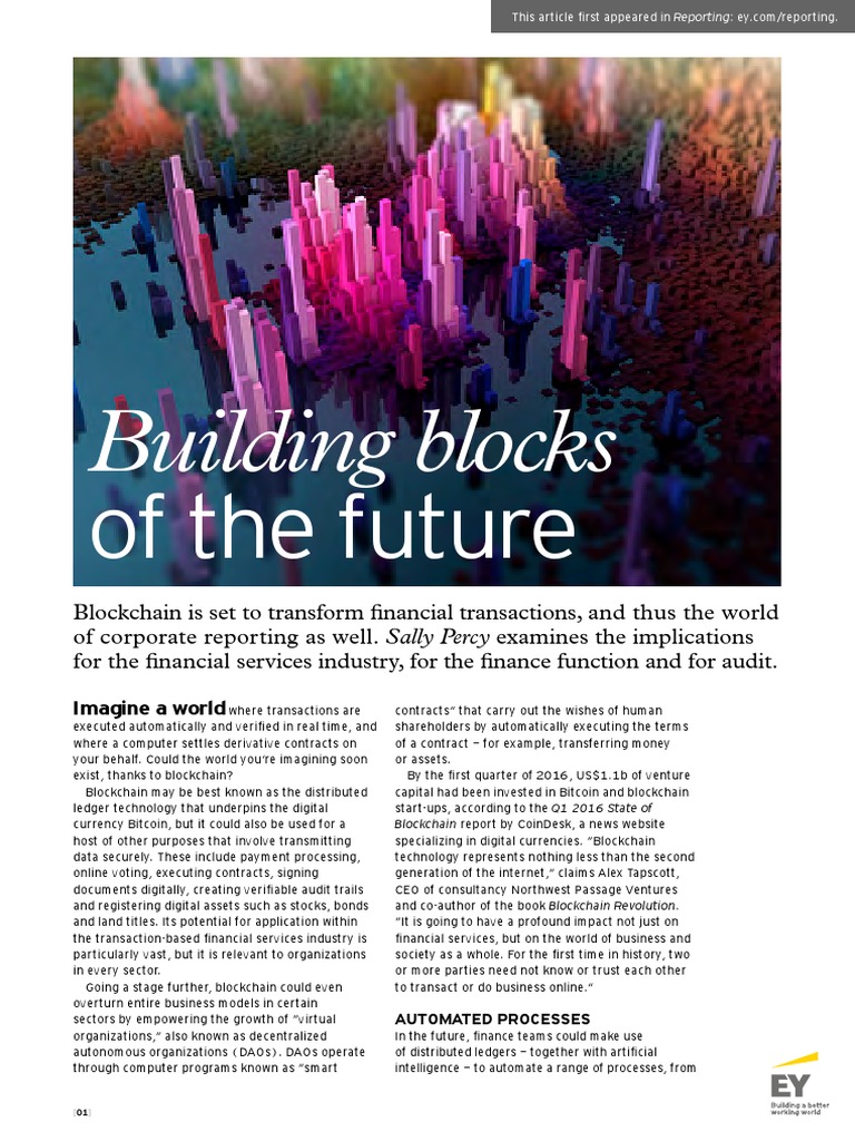 EY Building Blocks of The Future | PDF | Audit | Bitcoin
