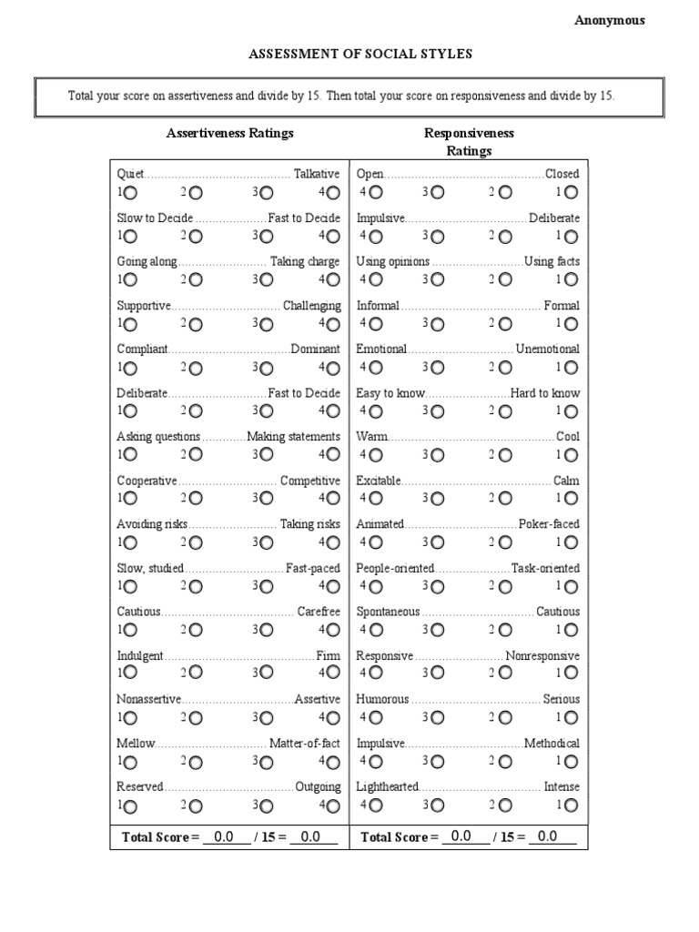 Questionnaire | PDF | Psychology | Behavioural Sciences