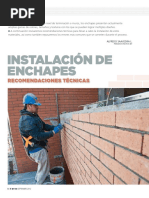 Tipos y Proceso de Enjarre en Muros | PDF