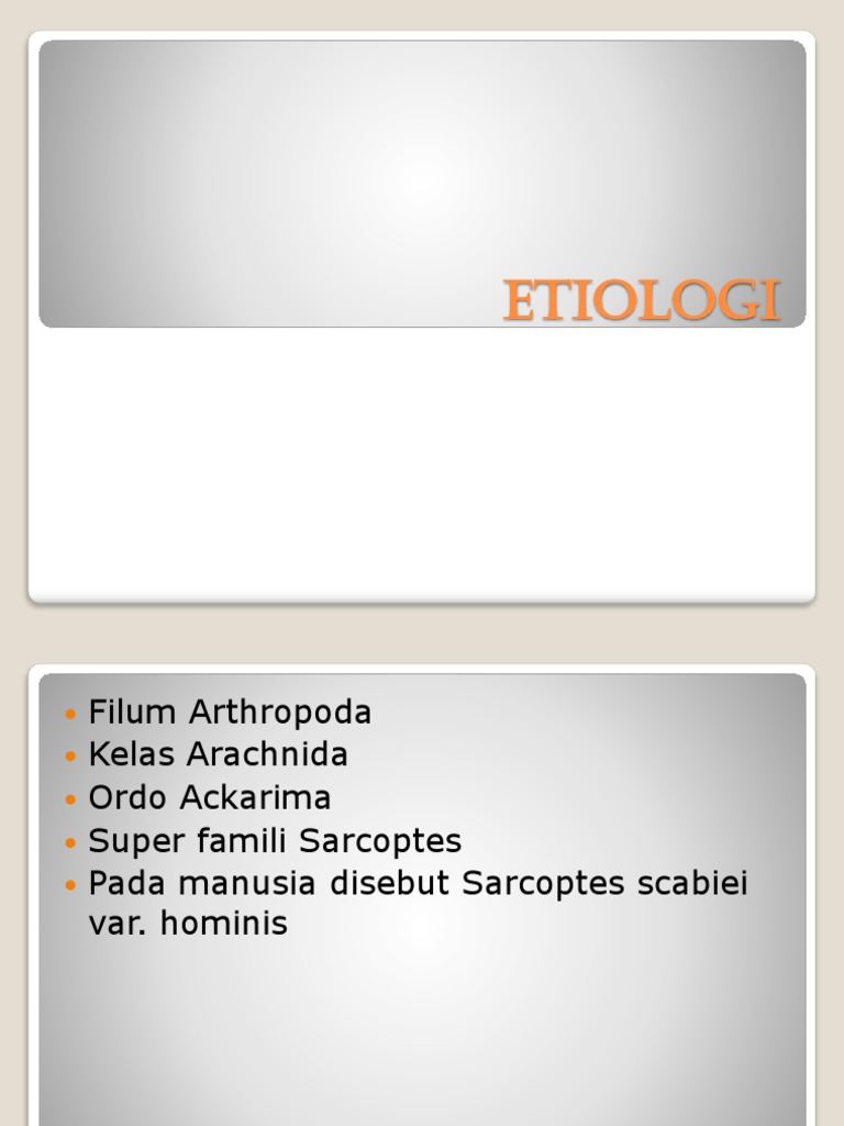 Morfologi Dan Siklus Hidup Sarcoptes Scabiei Pada Manusia Pdf