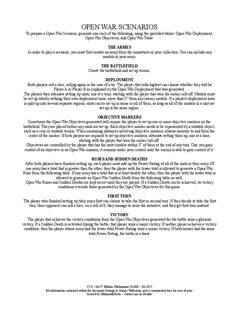 Open War | PDF | Battles | Military Science