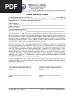 Parent Consent and Waiver Form | PDF | Consent | Social Institutions