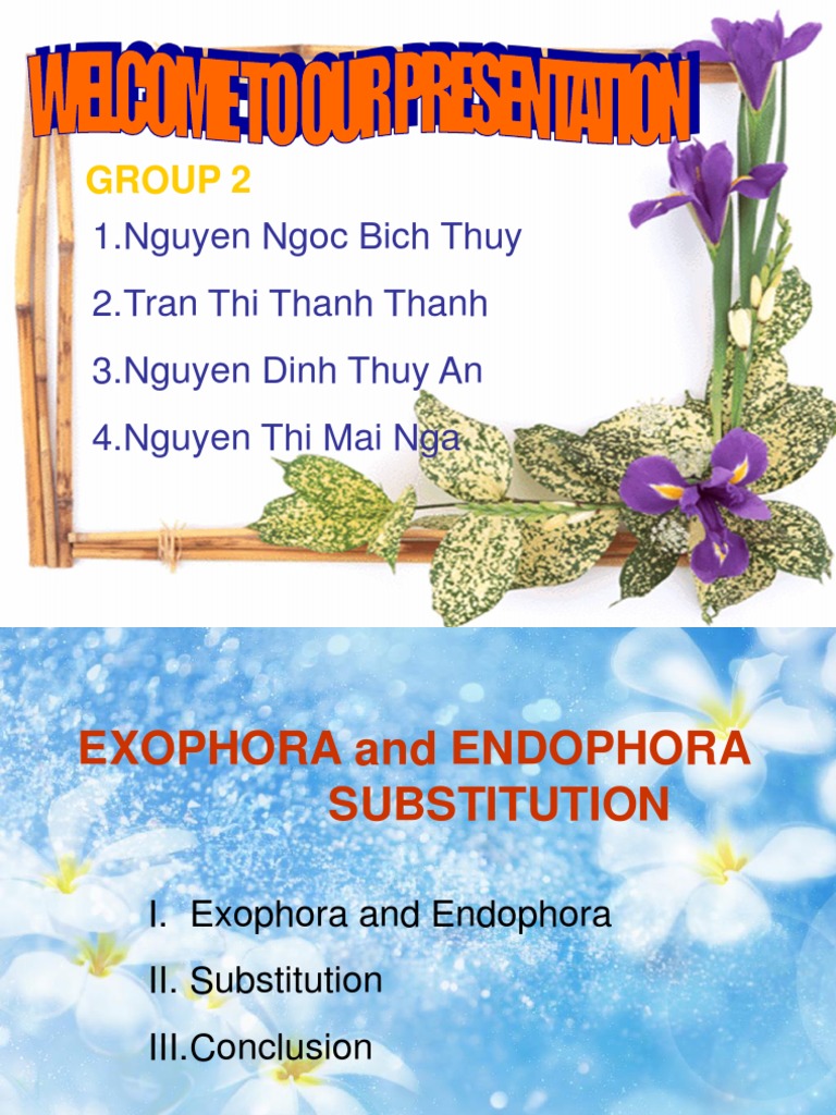 Exophora and Endophora Explained | PDF | Semantics | Grammar