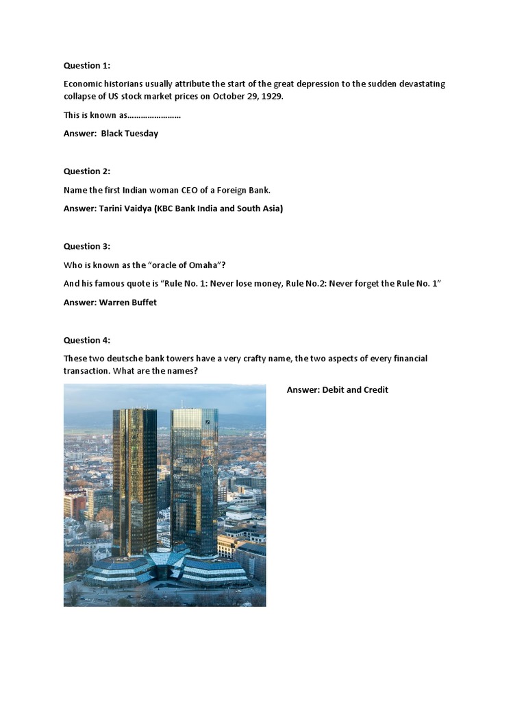 Great Depression Quiz Insights | PDF