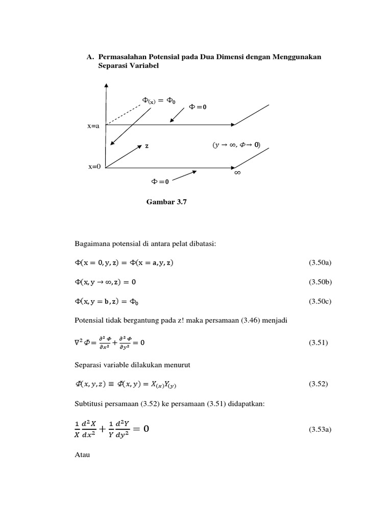 Separasi Variabel 2 D PDF | PDF