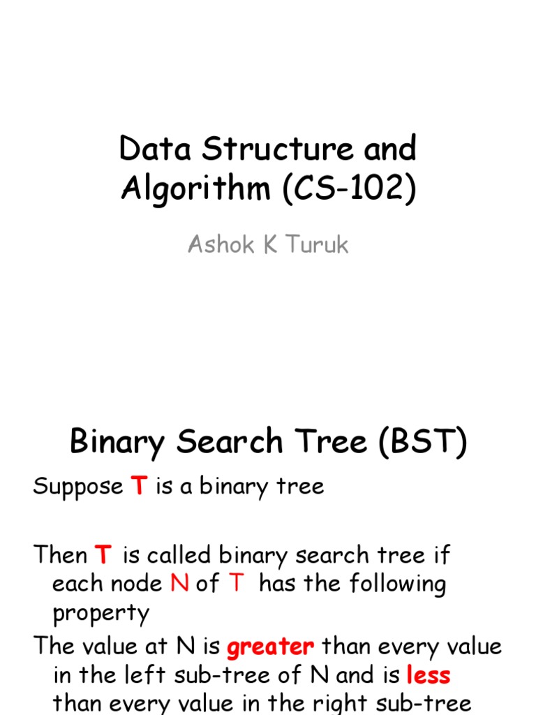 Data Structure and Algorithm (CS-102) : Ashok K Turuk | PDF | Information Retrieval | Computer ...