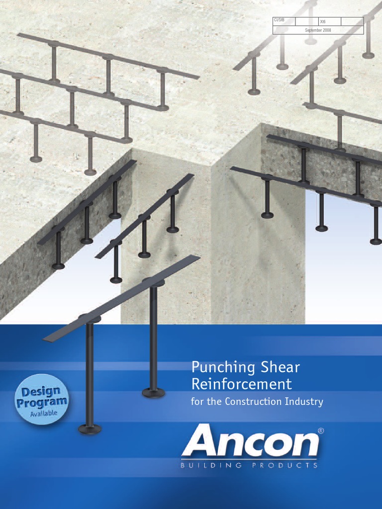 Punching Shear Reinforcement | PDF | Column | Concrete