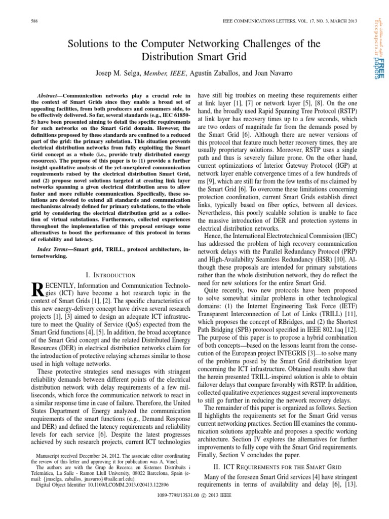 10.1109 LCOMM.2013.020413.122896 Solutions To The Computer Networking ...