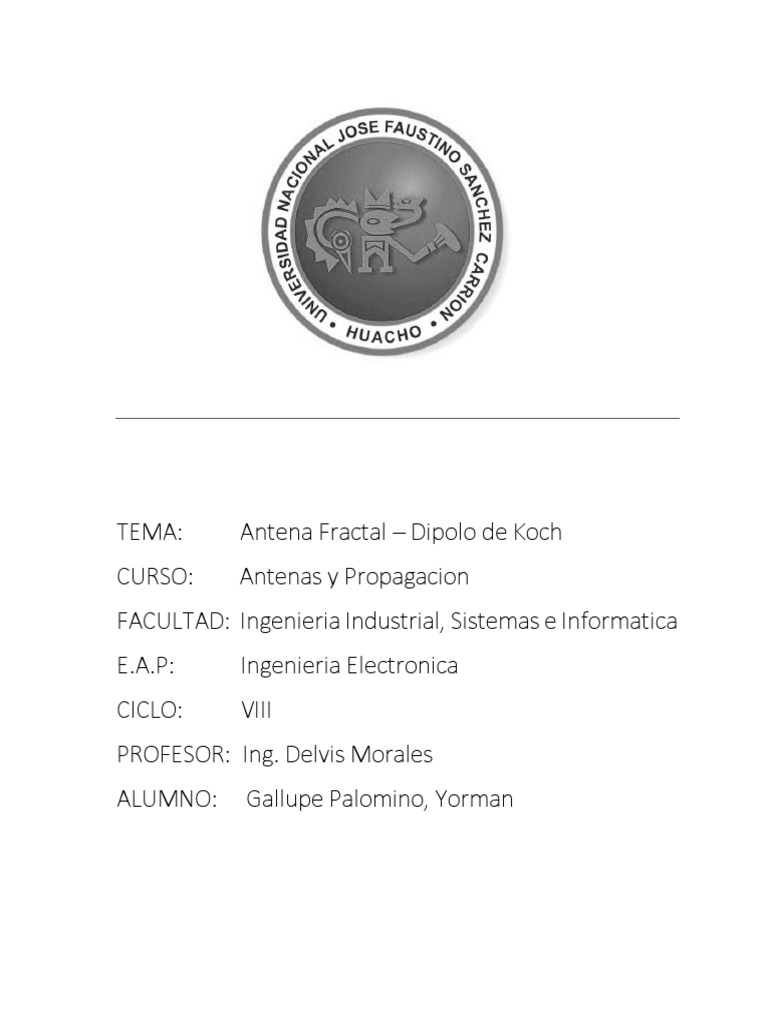 Antena Fractal | PDF | Fractal | Dimensión