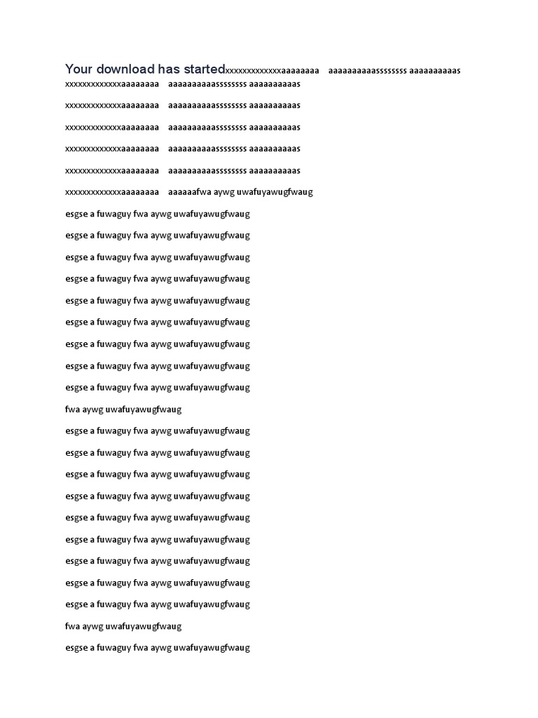 Your Download Has Started | PDF