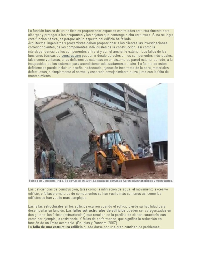 Fallas en Las Edificaciones | PDF | Arquitecto | Corrosión