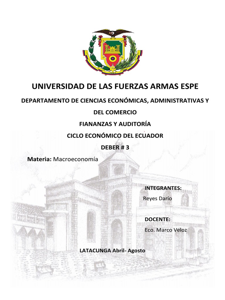 Evolución Del PIB Del Ecuador en Los Últimos Quince Años | PDF ...