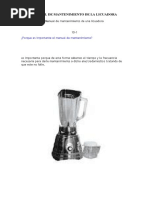 Manual Licuadoras Oster | PDF | Mayonesa | Salsa