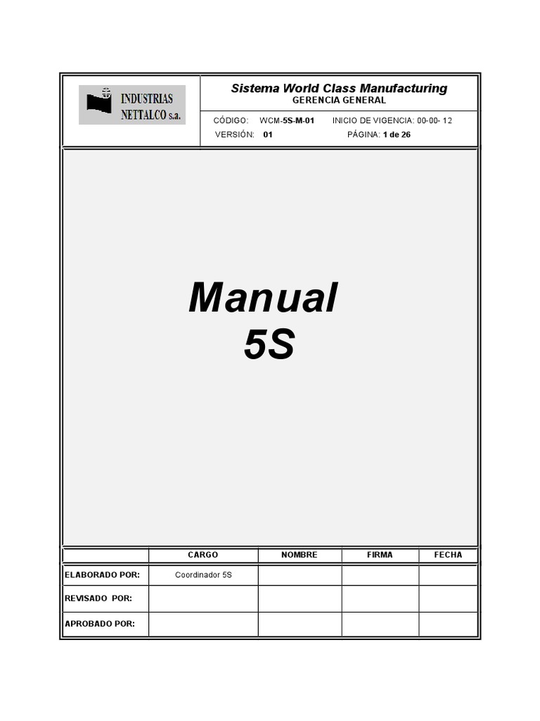 Manual 5s Nettalco V 1.0 | PDF | Science | Ingeniería