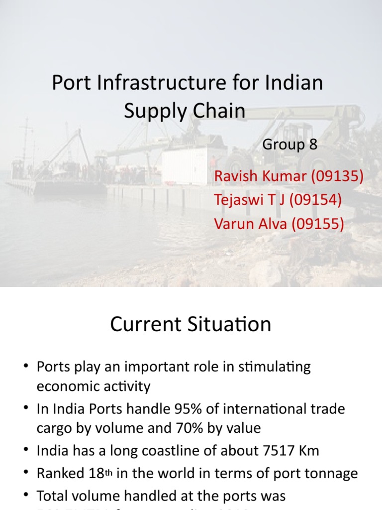 Port Infrastructure For Indian Supply Chain: Ravish Kumar (09135 ...