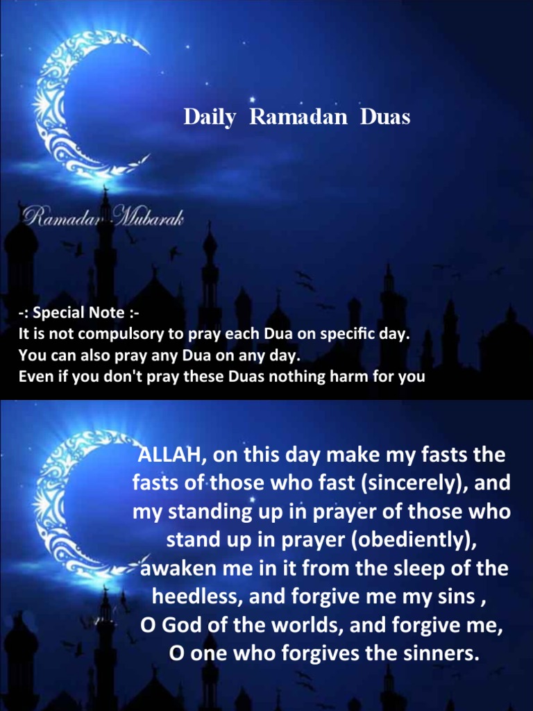 Ramadan English) | PDF | Prayer | Forgiveness