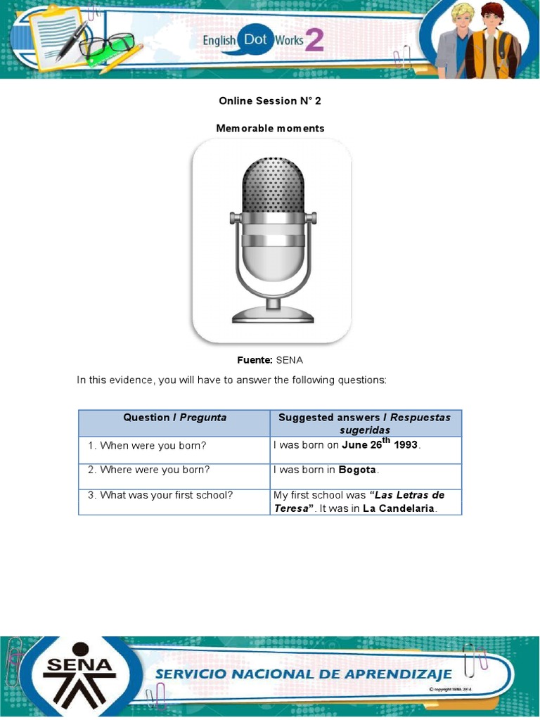 Online Session #2 Memorable Moments: in This Evidence, You Will Have To ...