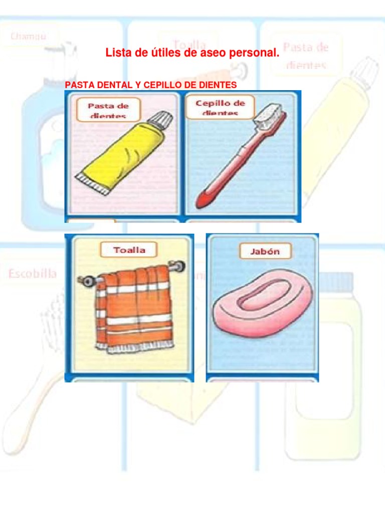 Utiles De Aseo