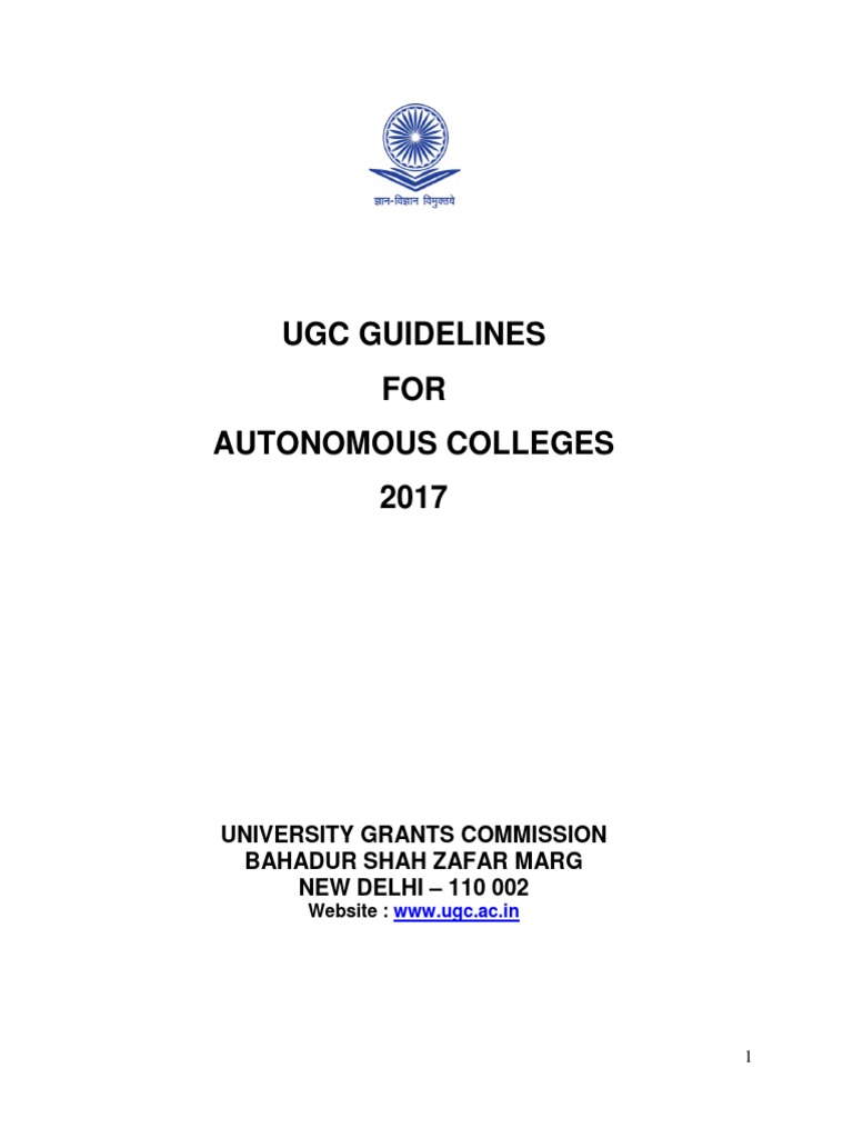 Autonomous Colleges | PDF | College | University