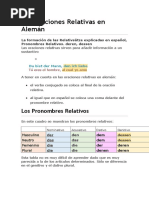 Conectores Aleman | PDF | Sintaxis | Mecánica del lenguaje