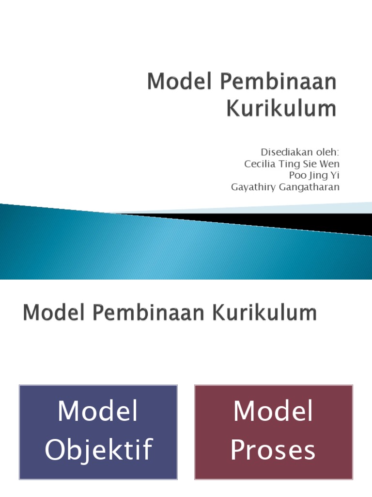 Model Pembinaan Kurikulum | PDF
