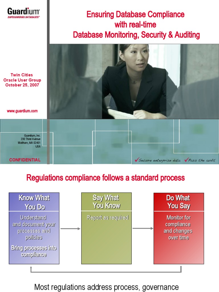 Ensuring Database Compliance with Real-Time Database Monitoring ...