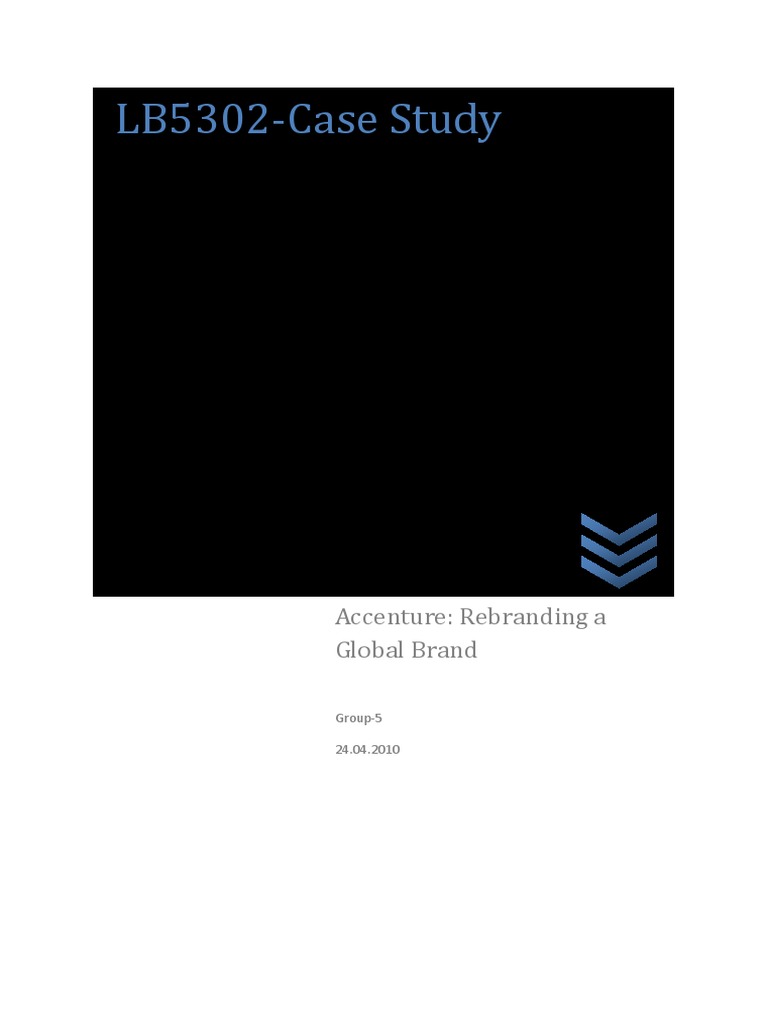 Accenture Case Study | PDF | Accenture | Brand