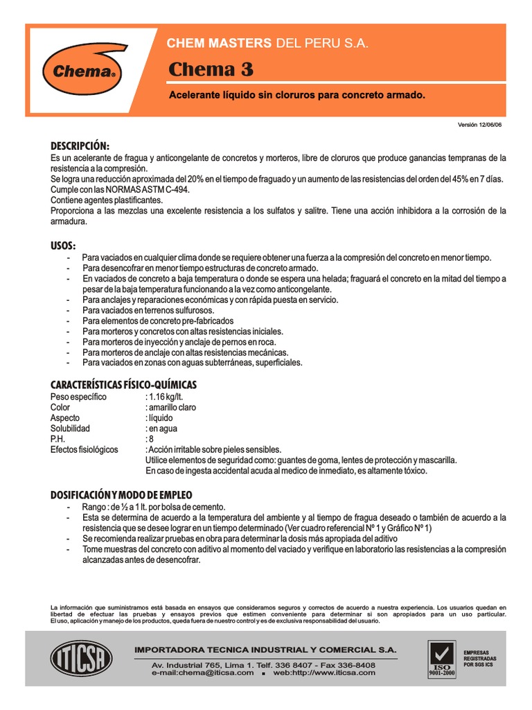 Chema 3 | PDF | Hormigón | Cemento
