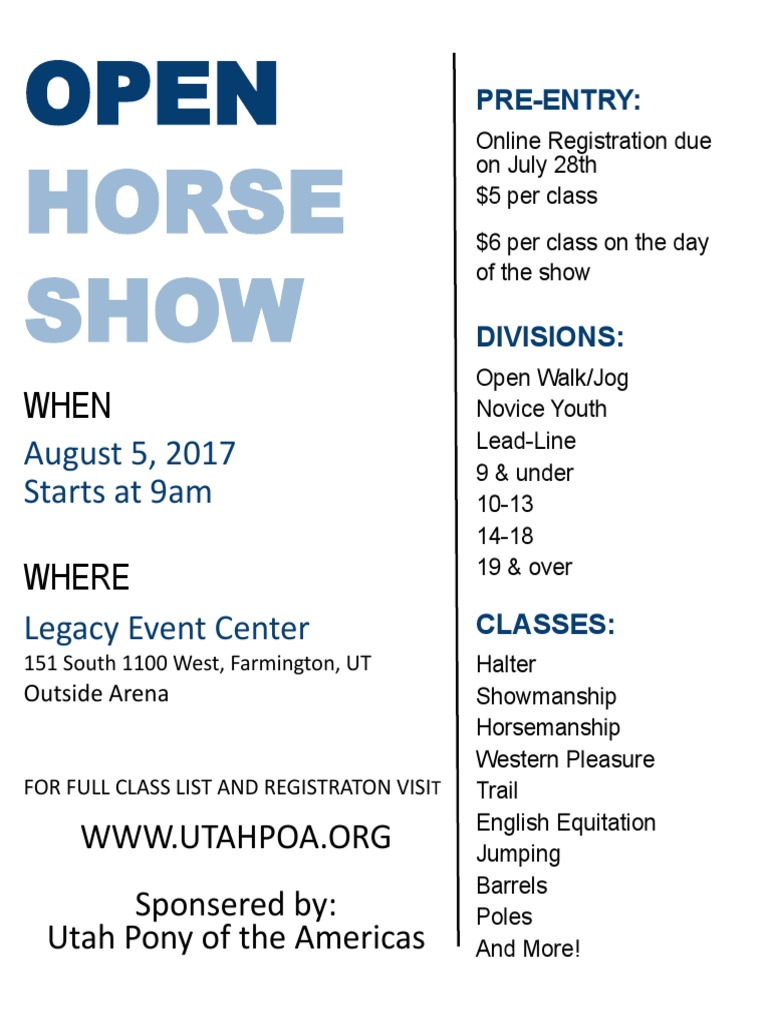 POA Show Flyer | PDF