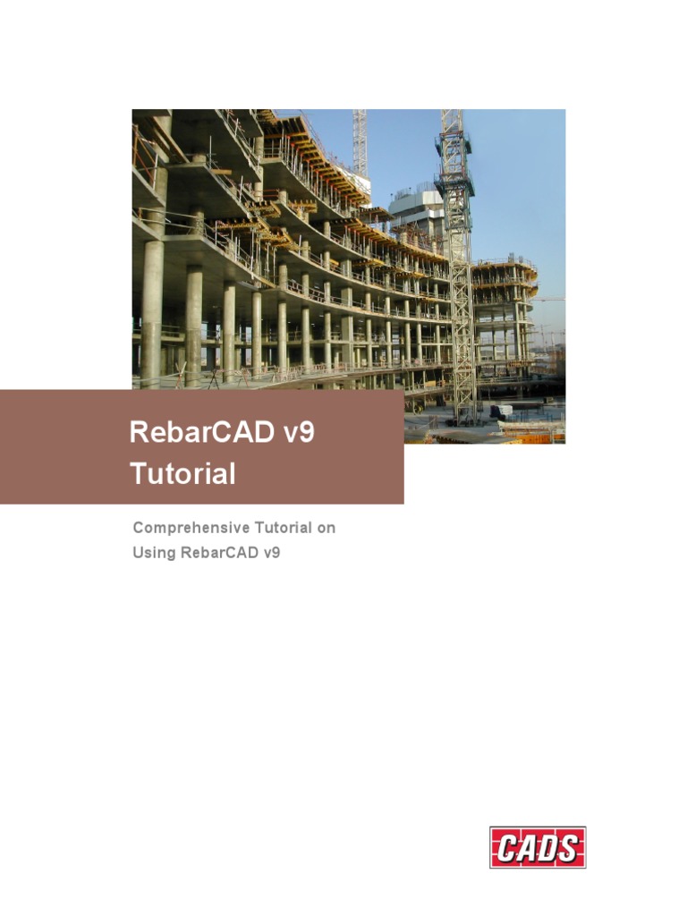 RebarCAD v9 Tutorial v2 | PDF | Computer Aided Design | Autodesk