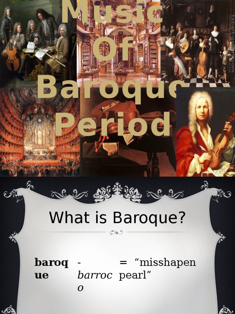 The Music of Baroque Period | PDF | Johann Sebastian Bach | Baroque Music