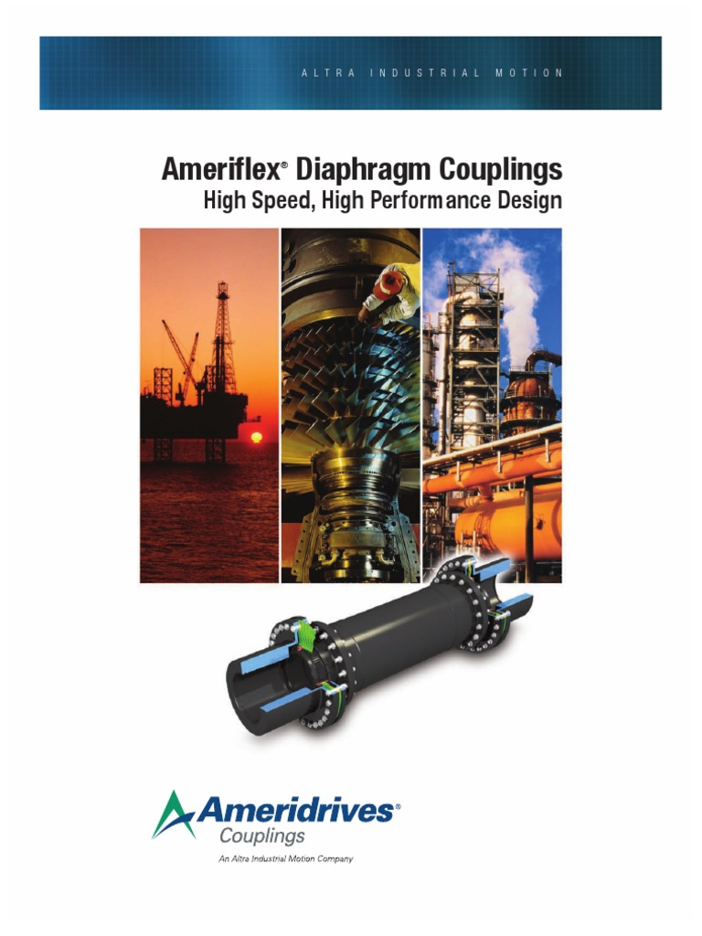 Ameriflex Diaphragm Coupling Catalogue PDF | PDF | Stress (Mechanics ...