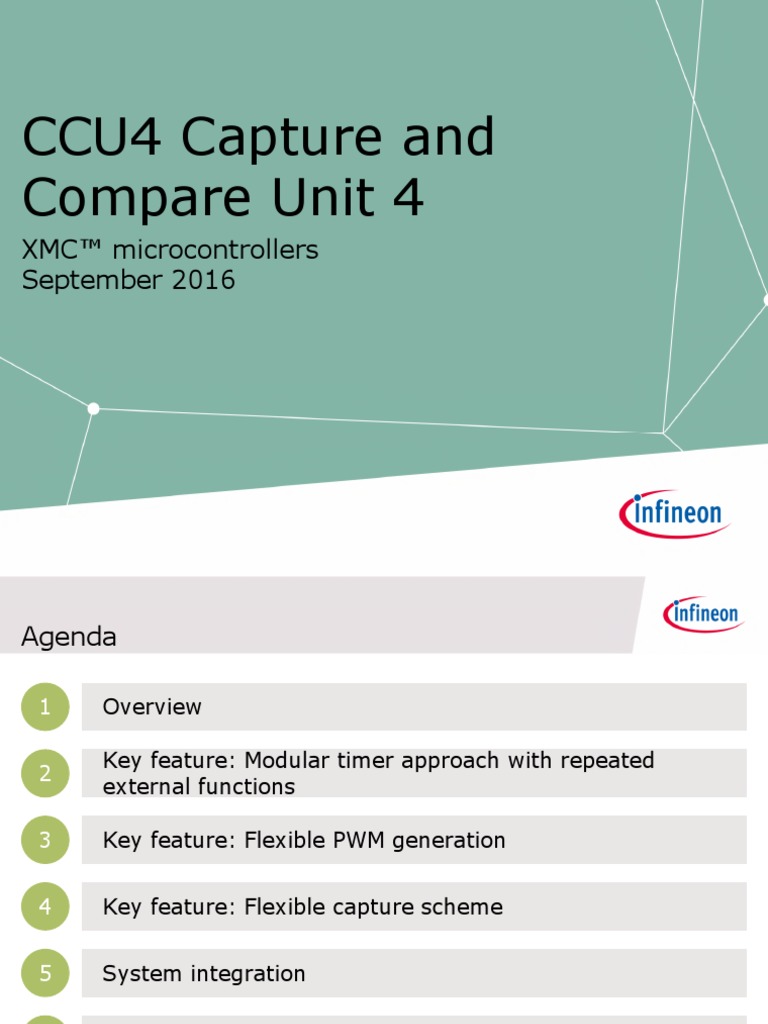 Infineon Ip Ccu4 XMC TR v01 02 en | PDF | Timer | Analog To Digital Converter