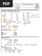 Cable Trench Design Calculations | PDF | Pressure | Materials