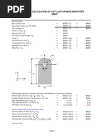 Trunnion & Tailing Lug Design | PDF | Bending | Stress (Mechanics)