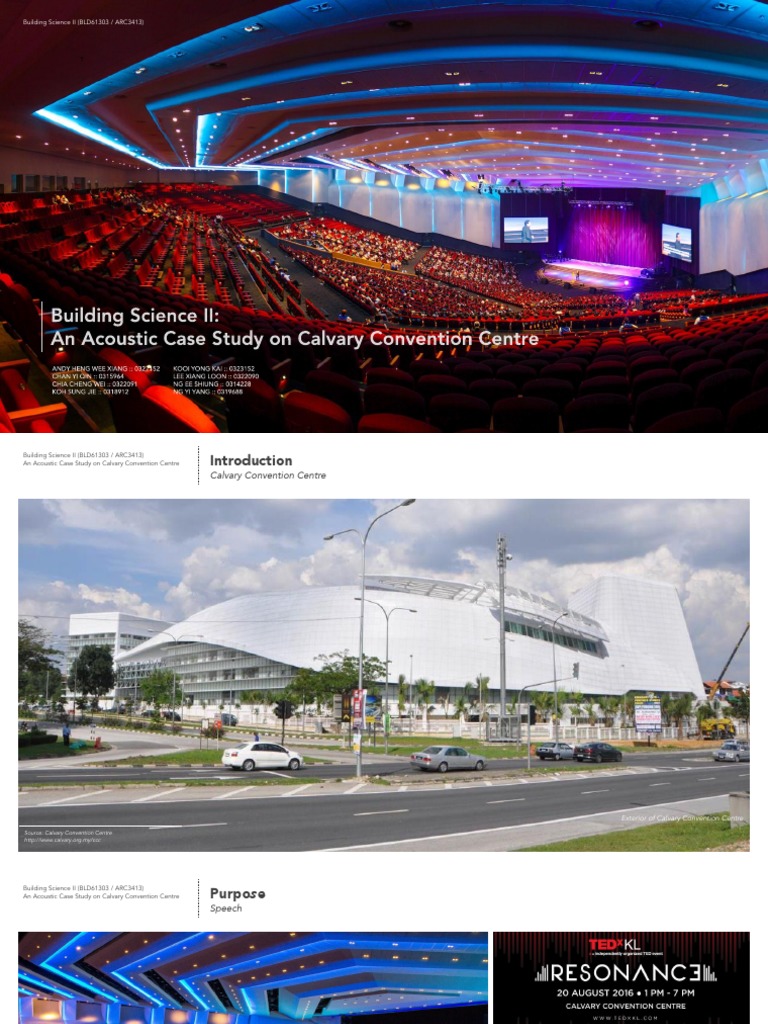Acoustic Analysis of Calvary Centre | PDF | Sound | Environmental Design