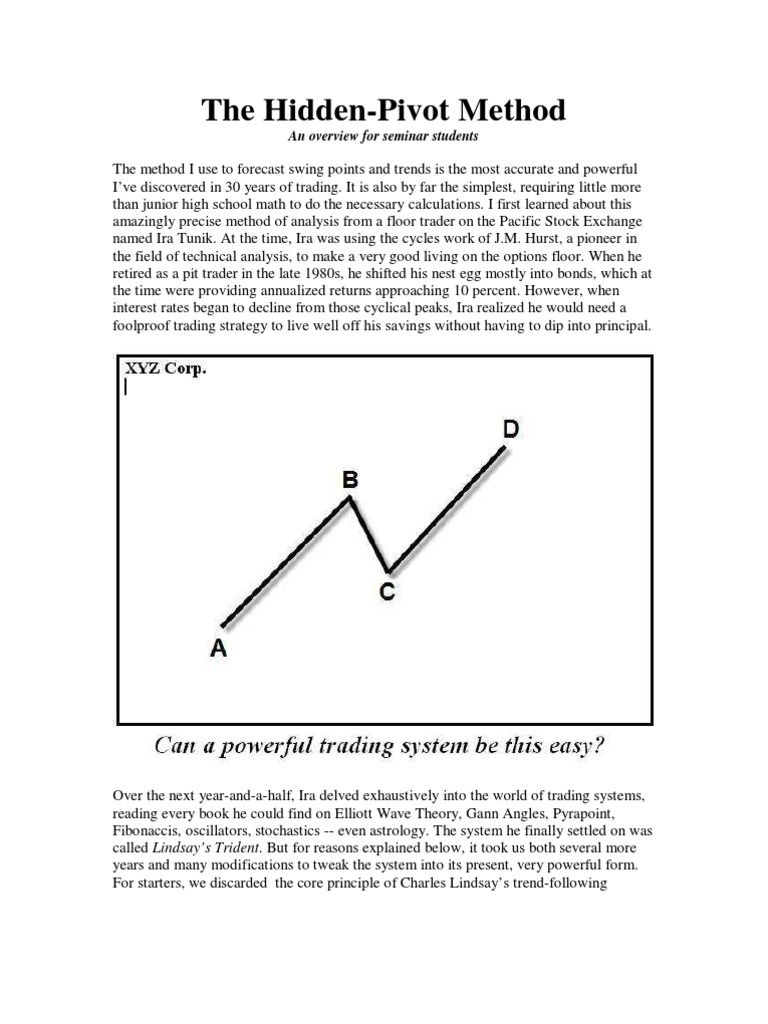 Mastering the Hidden Pivot Method | PDF | Option (Finance) | Technical ...