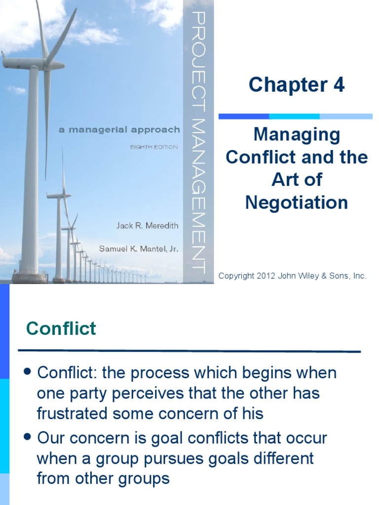 CH 04 | Download Free PDF | Negotiation | Project Management
