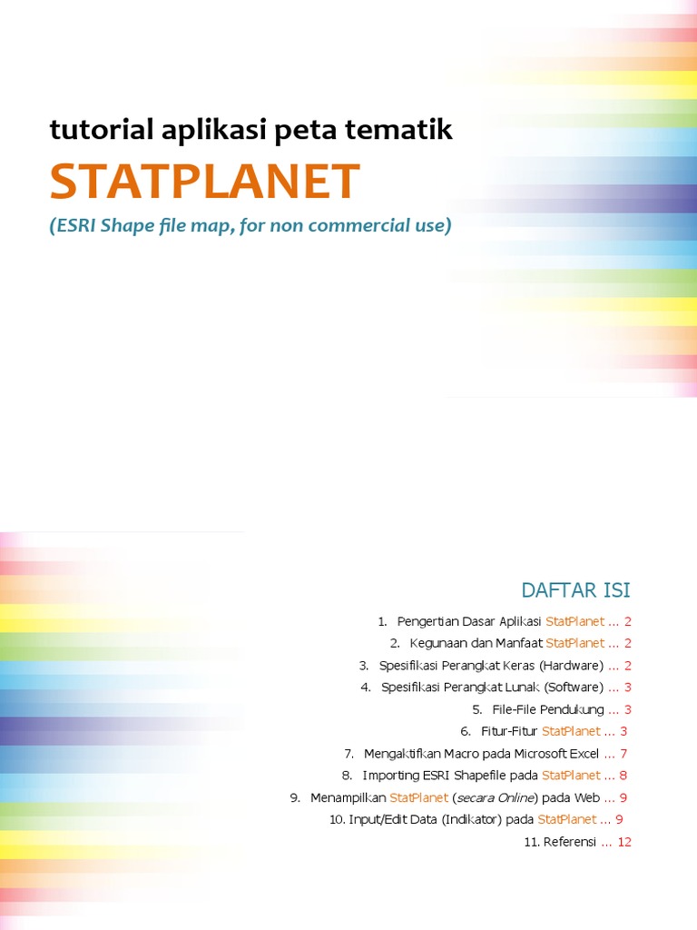 Tutorial StatPlanet - Shapefile Map | PDF