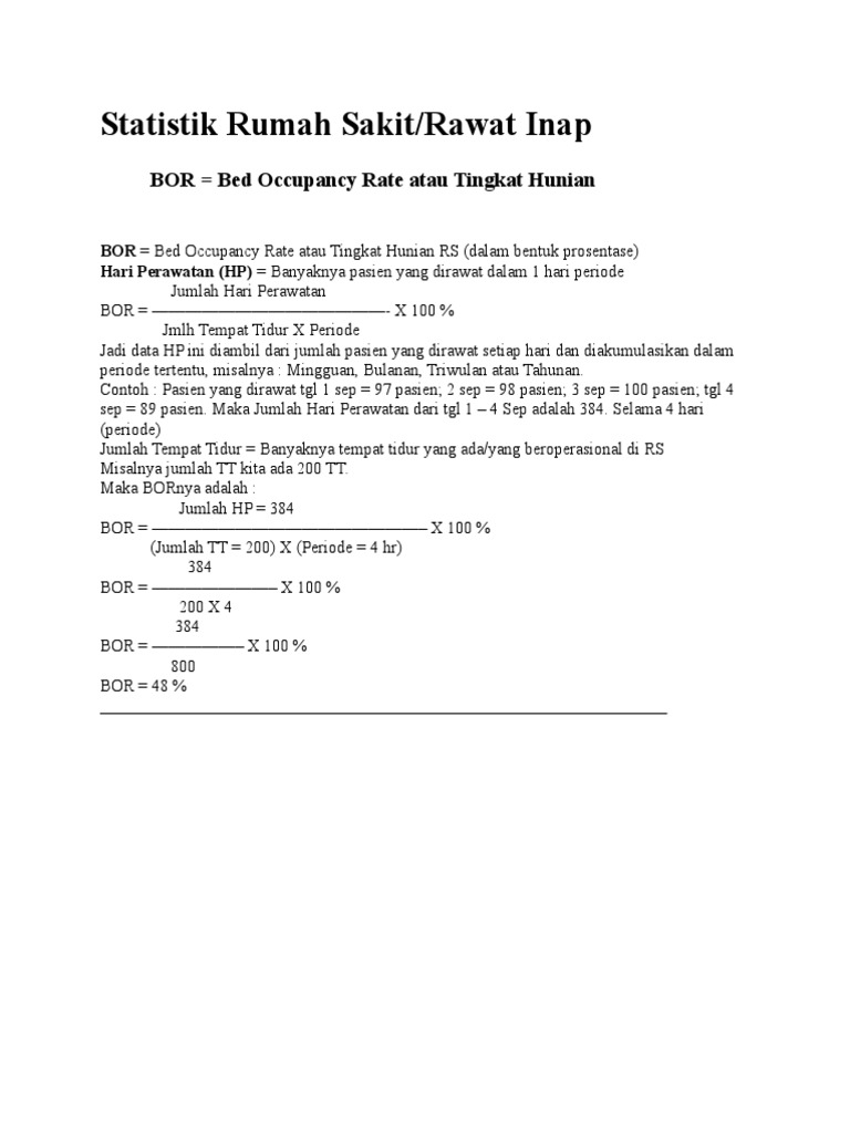 Rumus Statistik Rs | PDF