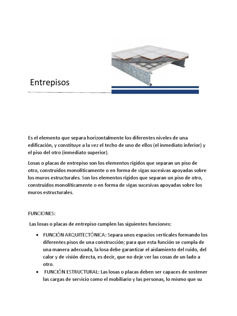 Entrepisos | PDF | Hormigón | Madera