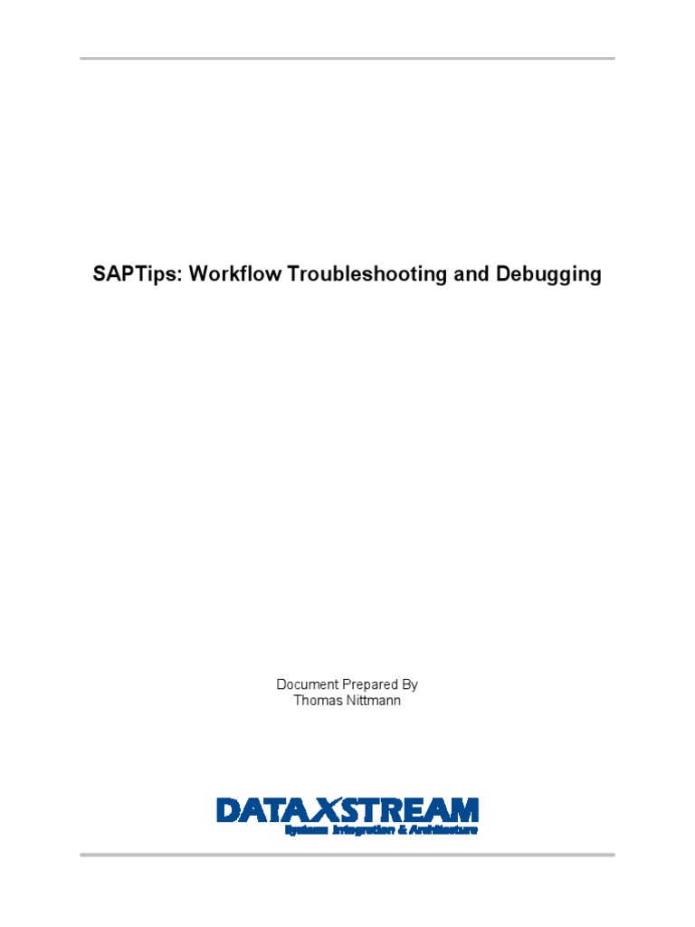 Workflowtroubleshootingguide Pdf Pdf Debugging Troubleshooting