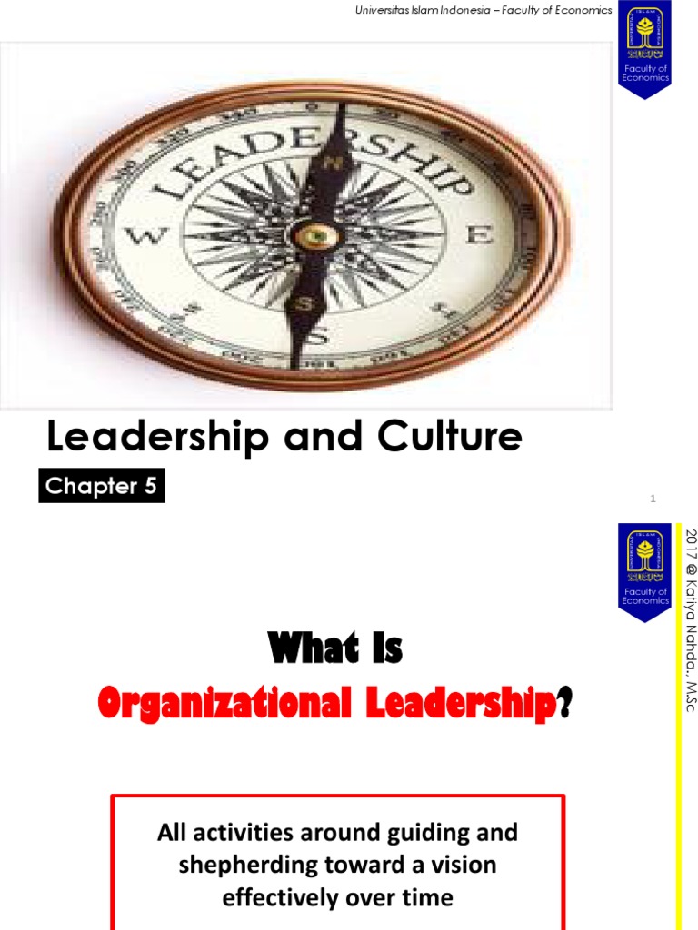 Chapter 12-Leadership and Culture | PDF | Organizational Culture ...
