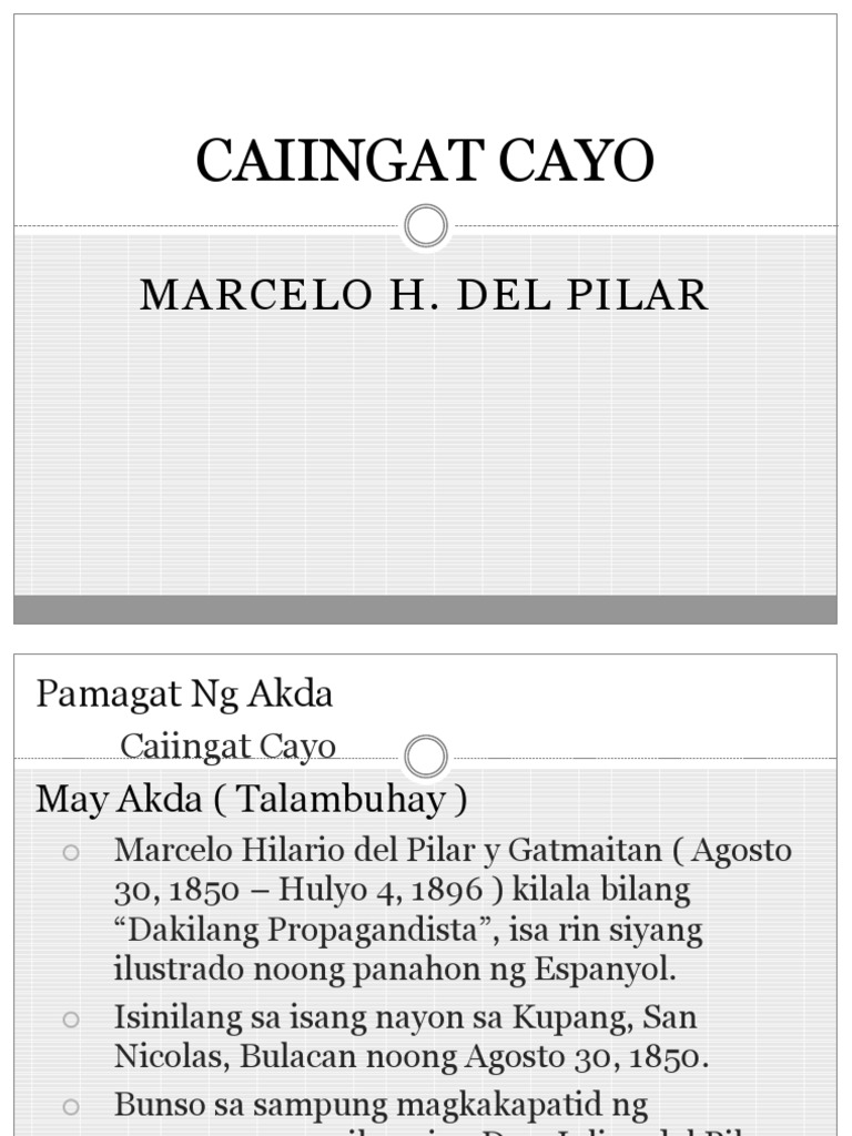 Caiingat Cayo | PDF