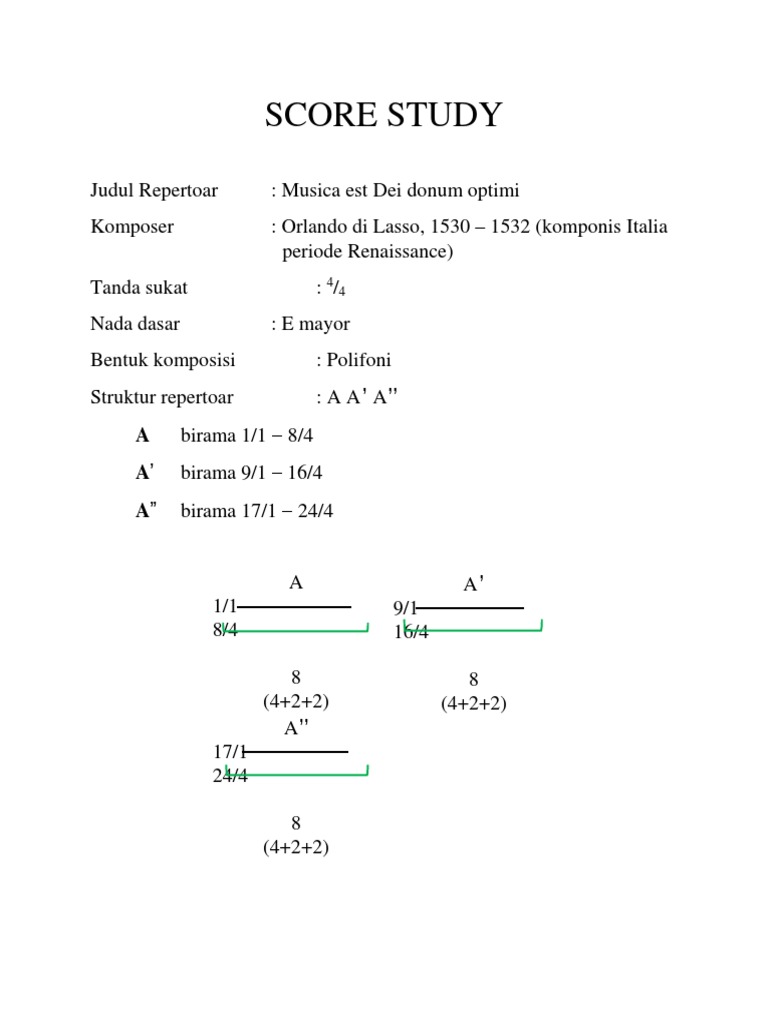 Score Study | PDF | Art